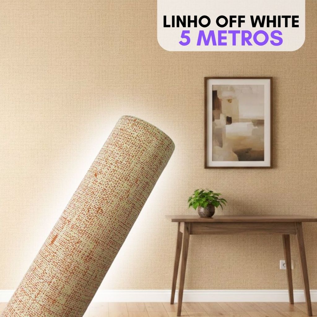 Papel de Parede Linho Marrom Autocolante 1 Rolo Ambientes Sofisticados ...