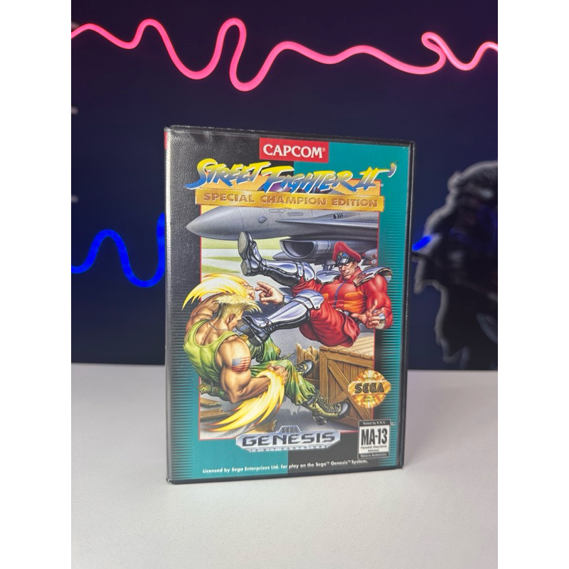 Street Fighter 2 Special Champion Edition Original Mega Drive | Shopee ...