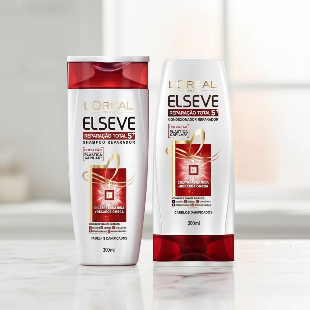Elseve Reparação Total Shampoo + Condicionador Reparação Profunda ...