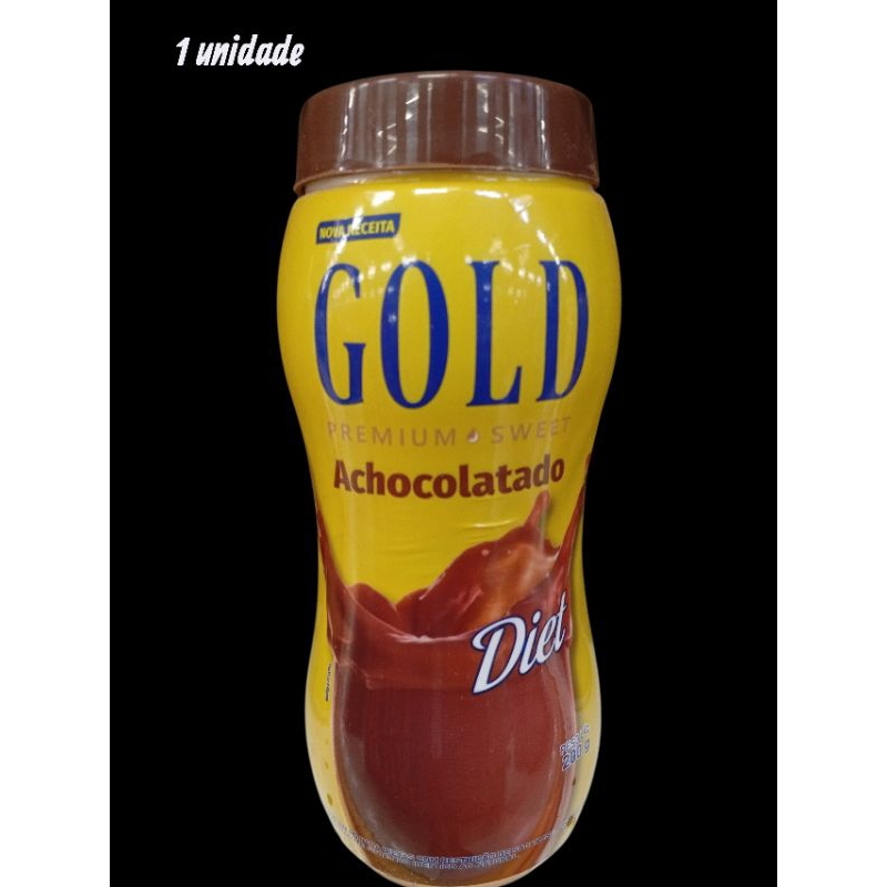 Achocolatado Diet Gold Premium Sweet – 200g | Shopee Brasil