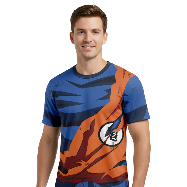 Camiseta Adulto Fantasia Goku Dryfit Estampa Total | Shopee Brasil