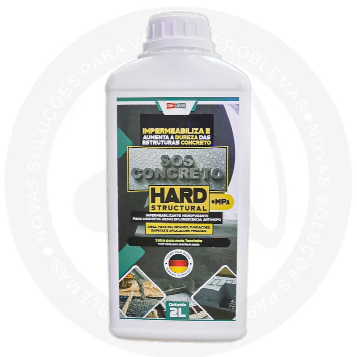 Impermeabilizante Hidrofugante Concreto Estrutural Sos Concreto Hard 2l ...