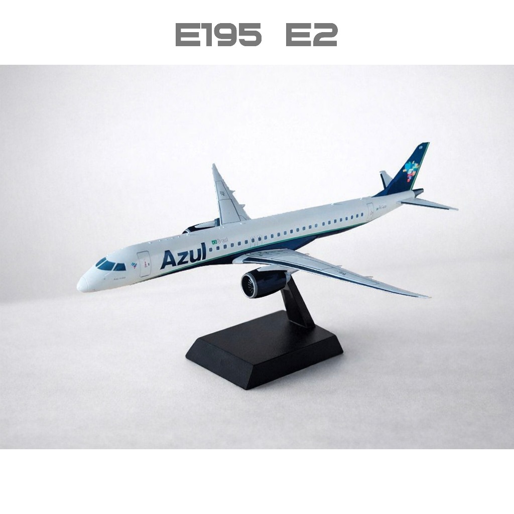 Embraer E-195 E2 Kit 1:100 Plastimodelo Maquete | Shopee Brasil