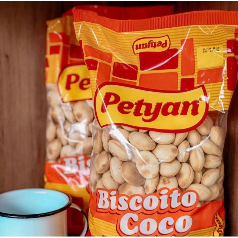 Biscoito de Coco Coquinho Petyan Pocazoi 200g | Shopee Brasil