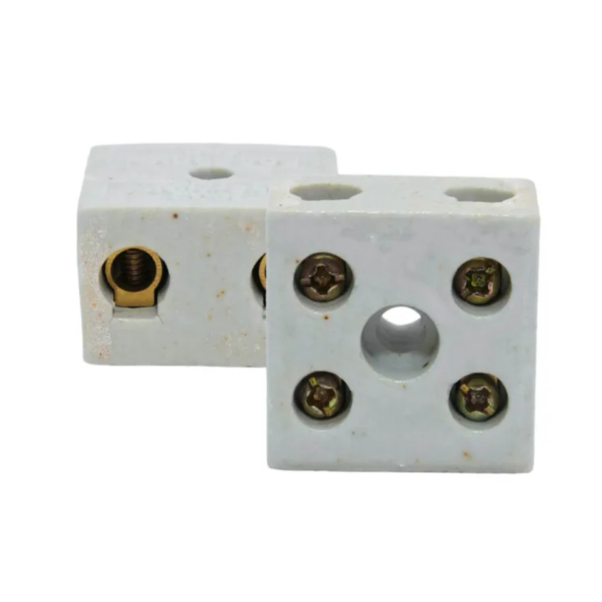 Kit Conector de Porcelana Bipolar Fio 16mm Bramix | Shopee Brasil