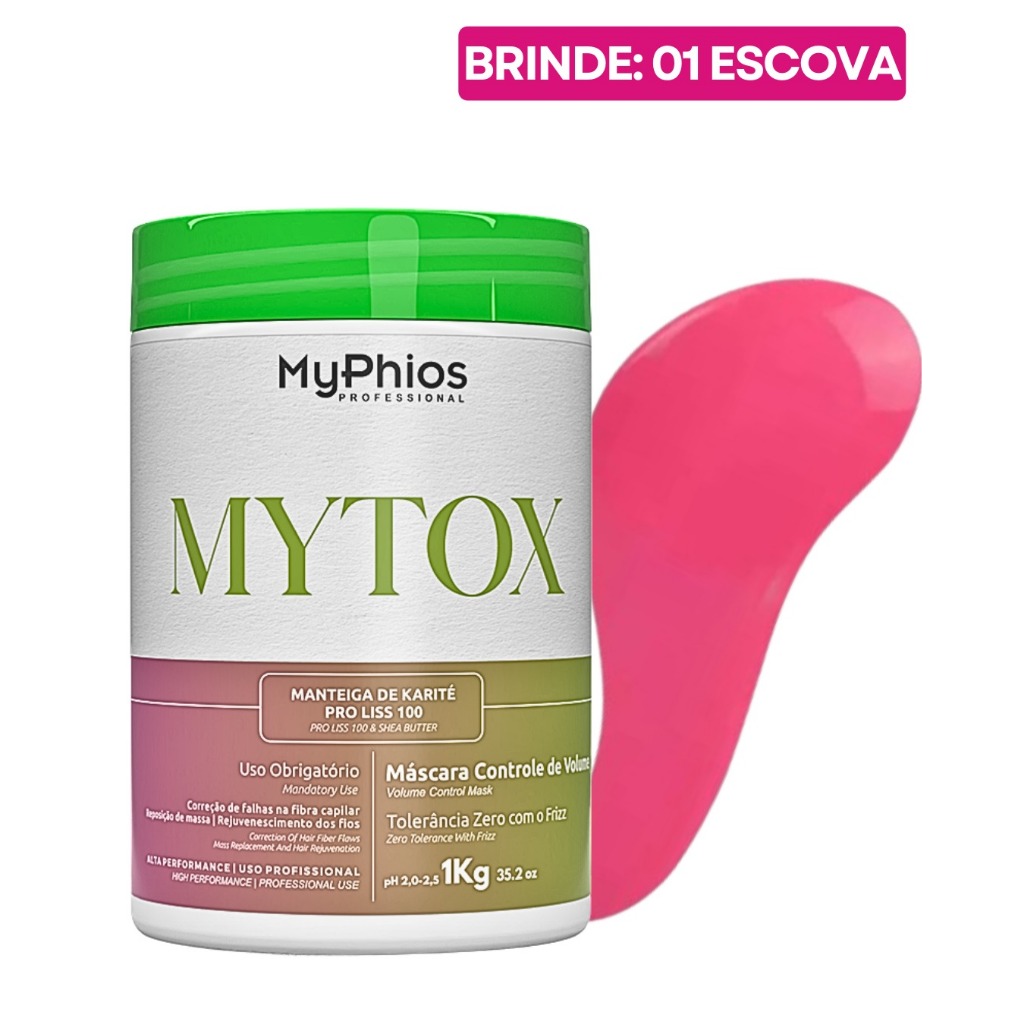 Myphios MyTox Redutor de Volume 1Kg – Controle de Volume e Alisamento ...