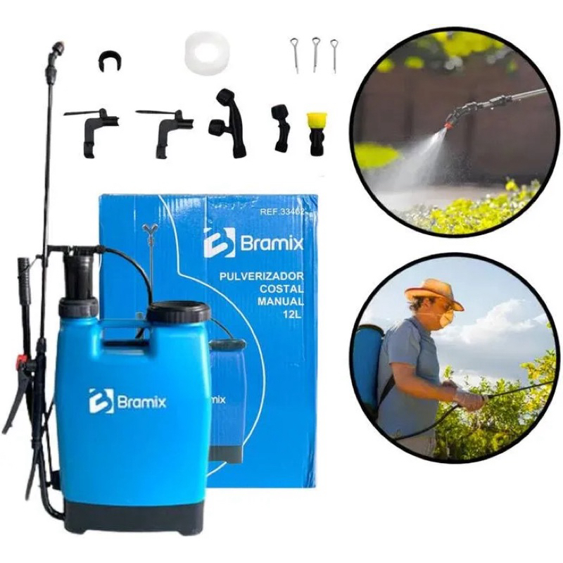 pulverizador manual 12L bramix. No tamanho ideal para voce ter em casa ...