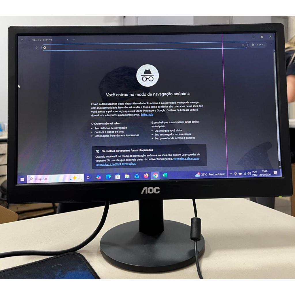 Monitor LED AOC 15,6'' E1670SW USADO ( ATENÇAO NAO VAI COM CABOS ) veja ...