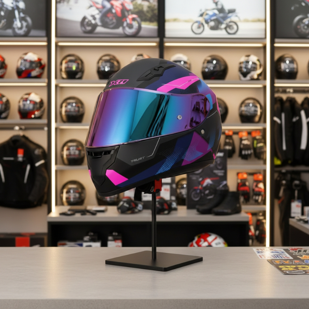 Capacete X11 Trust Pro Transit + Viseira Extra LANÇAMENTO | Shopee Brasil