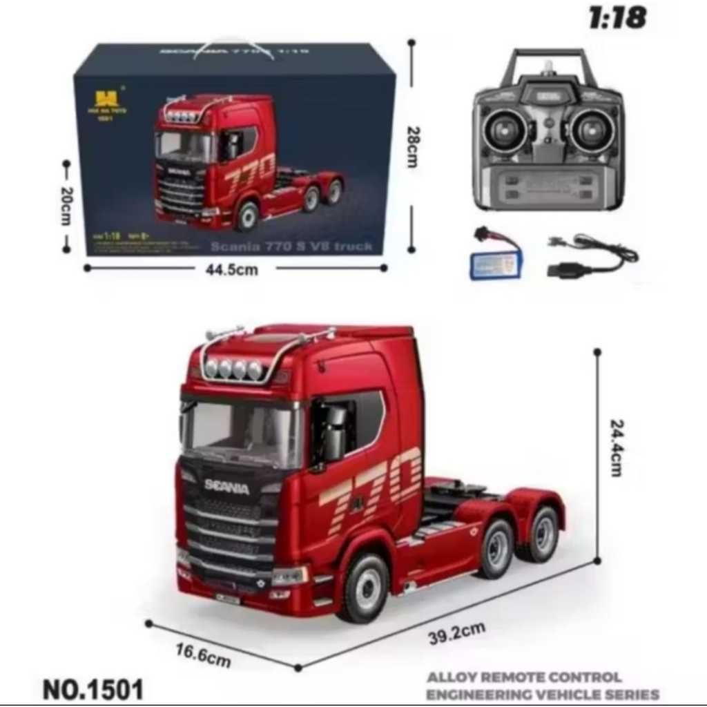 Caminhão Huina 1501 Modelo Scania 770s Rc | Shopee Brasil