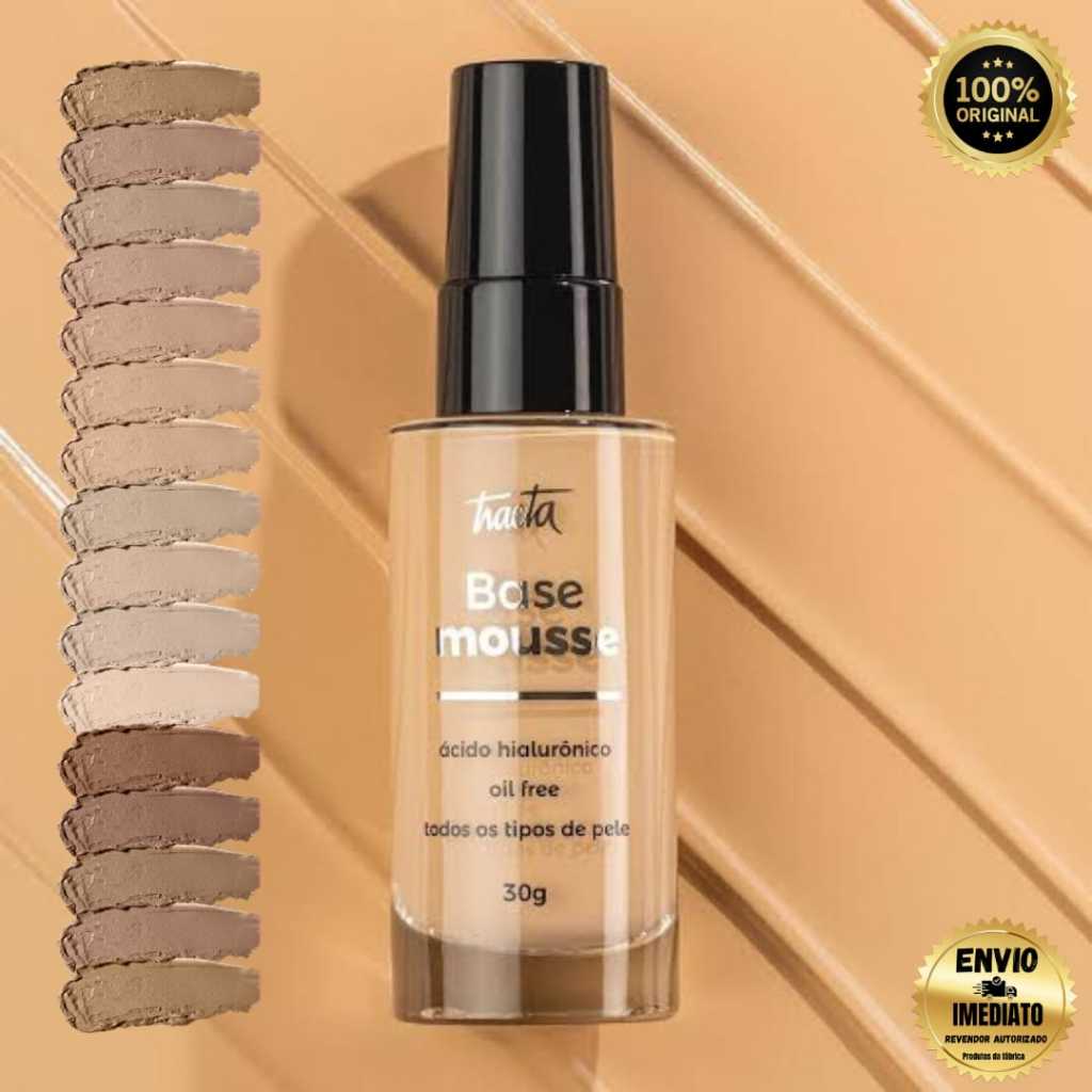 Base mousse oil free Tracta acabamento aveludado | Shopee Brasil