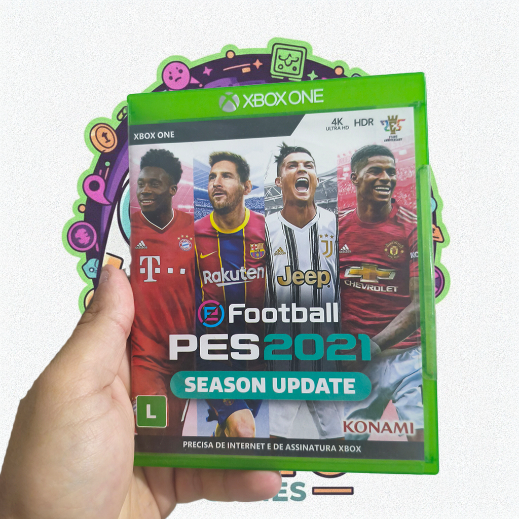 PES 2021 - Xbox One - Jogo em CD - Original - Midia Física - Garantia ...