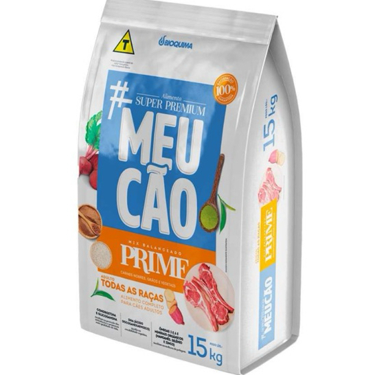 Ração Para Cachorro Prime Super Premium Adulto (Todas as Raças) Sabor ...