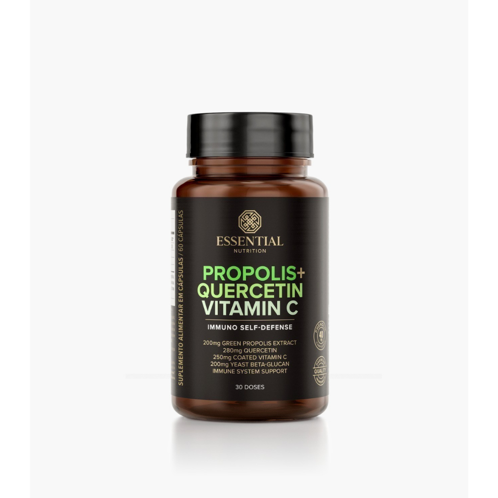 Propolis+Quercetin+Vitamina C 60caps - Essential | Shopee Brasil