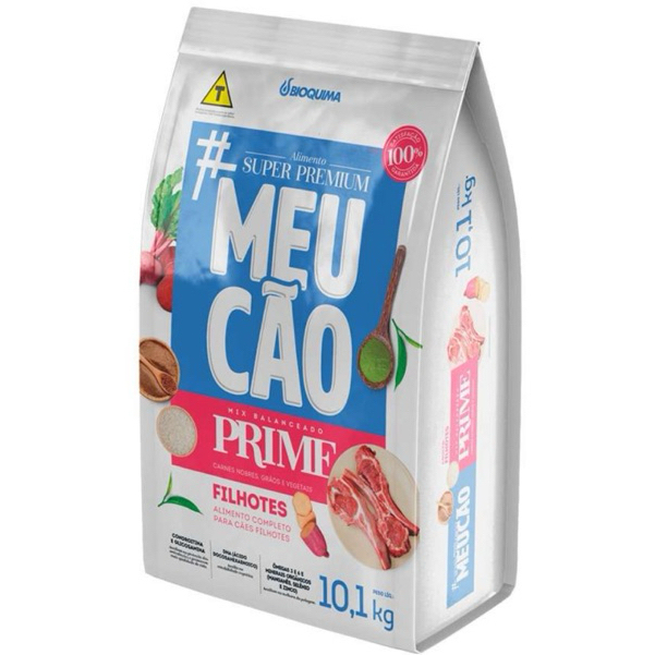 Ração Para Cachorro Filhote Super Premium Todas as Raças Sabor Carnes ...