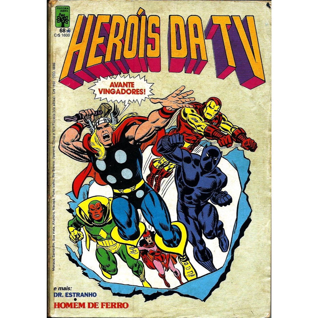 Heróis da TV (2.a Série) - 068 (Editora Abril - 02/1985) (Complete Sua ...