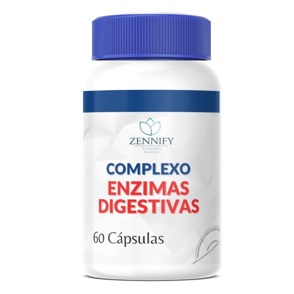 Enzimas Digestivas Betaína HCL Pancreatina Lipase 60 Cápsulas Saúde do ...