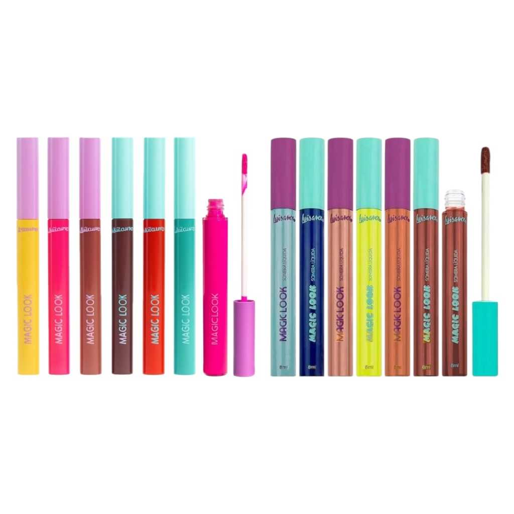 Sombra Liquida Magic Look Kit C/12 UND | Shopee Brasil