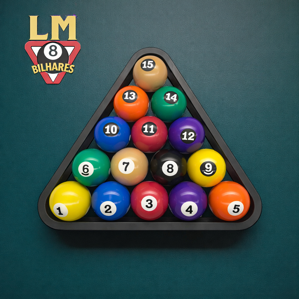 Bola de Bilhar 50mm Numerada Avulsa | Sinuca / Snooker | Alta Qualidade ...