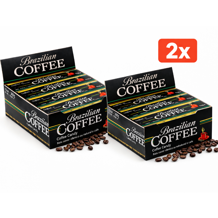 Bala Drops Brazilian Coffee Café Original Florestal Display 10 Unidades ...