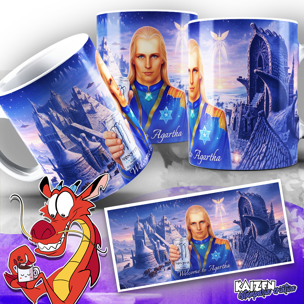 Caneca Meme - Wellcome to Agartha - Monster - Cerâmica | Shopee Brasil
