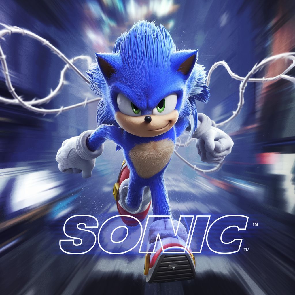 Adesivo Papel de parede I Sonic Boom I 3x3 metros parede completa ...