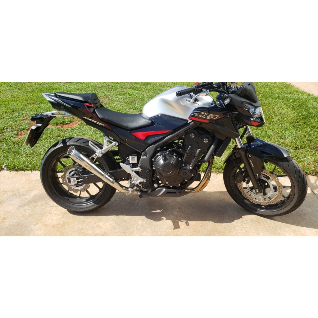 Escapamento Esportivo Ponteira Cb500f Cb500r Cb500x Injetada Inox EVO ...