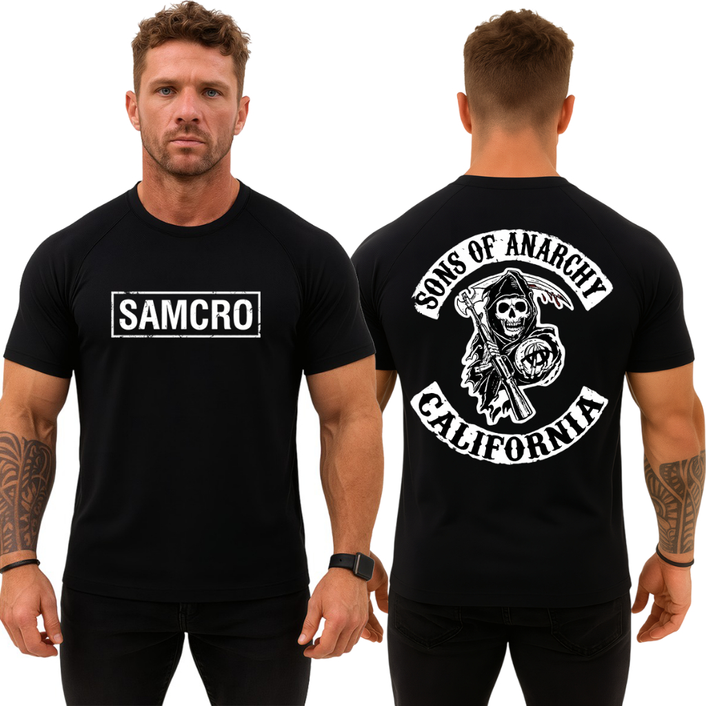Camiseta Dry Fit Original Masculina Samcro Sons Of Anarchy California ...