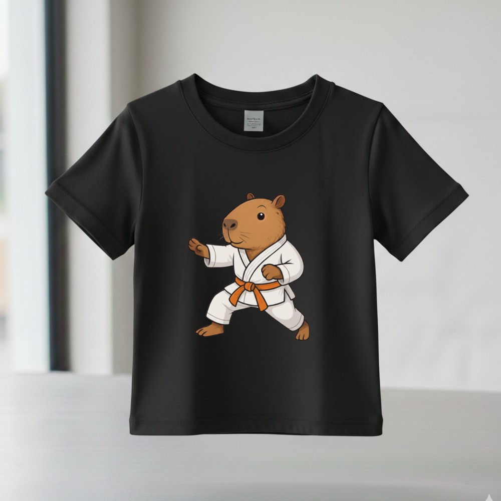camisa infantil capivara judo juvenil unissex menino menina criança ...