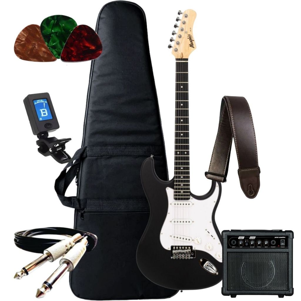 Kit Guitarra Tagima Stratocaster Memphis Mg30 + Amplificador | Shopee ...