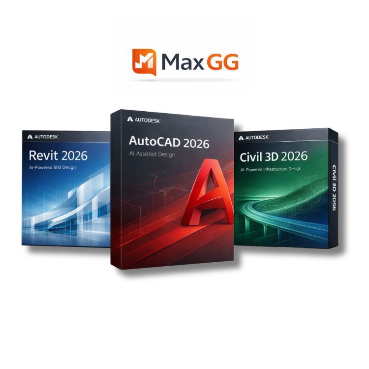 Combo Autodesk Profissional 3 em 1 | AutoCAD + Revit + Civil 3D 2026 ...