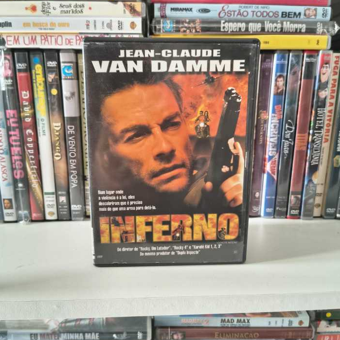 DVD INFERNO - JEAN-CLAUDE VAN DAMME (DUBLADO) | Shopee Brasil
