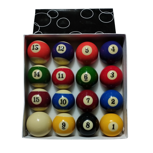 Jogo de bolas Sinuca e bilhar 50mm Faixado importado sinuca / bilhar ...