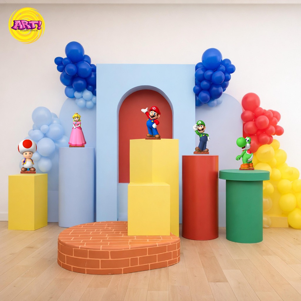 Display Mario Bros (display de festa) | Shopee Brasil