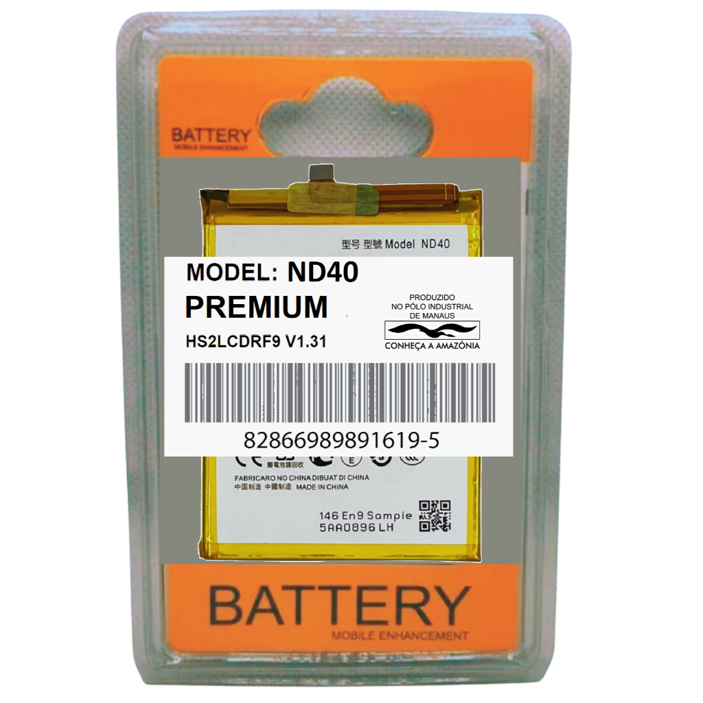 Battria ND40 Compatível Moto Edge 30 XT2203 + De Alta Capacidade + Para ...