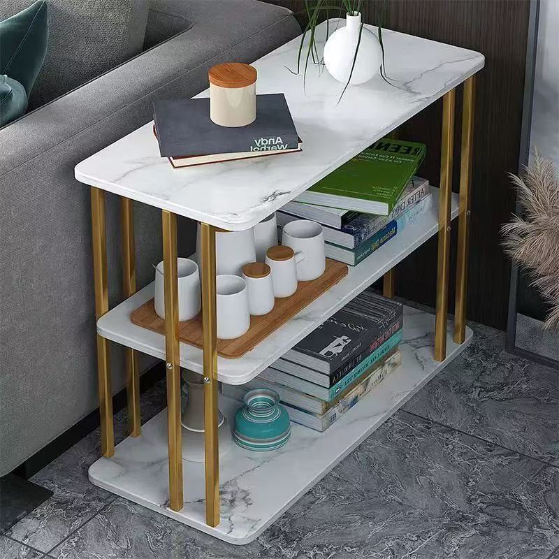 mesa de centro pequena com prateleira para sala de estar moderna ...