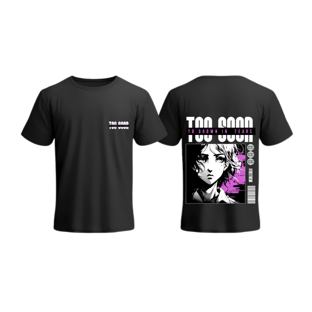 Camisa Unissex Too Soon Streetwear Casual Estampa Moderna Urbana ...