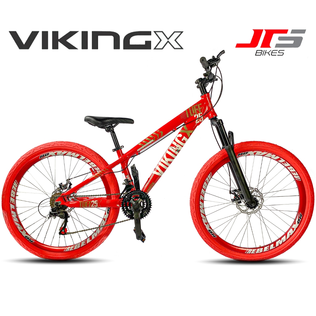 Bicicleta VikingX Tuff X25 Aro 26 MTB 21v Freeride Downhill Pneus Kenda ...