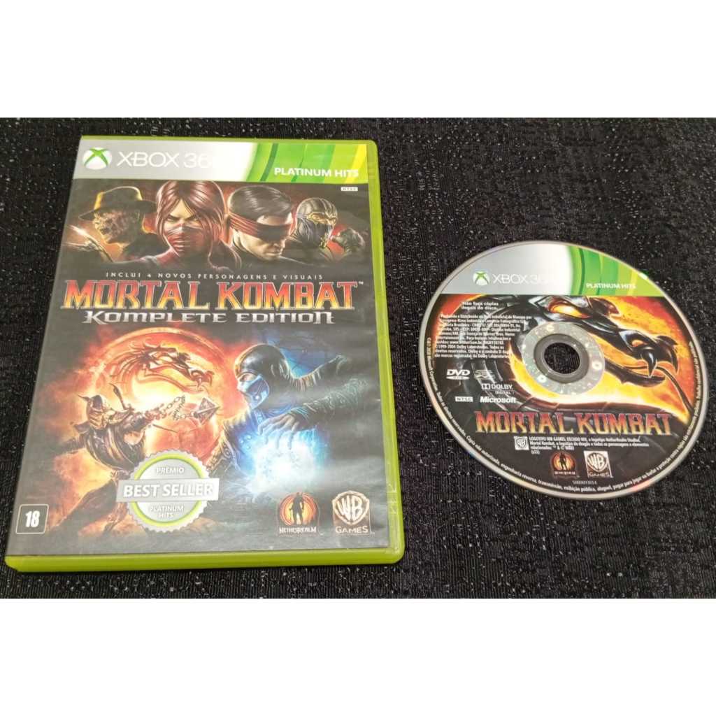 Mortal Kombat 9 Komplete Edition Platinum Hits XBOX 360 original e ...