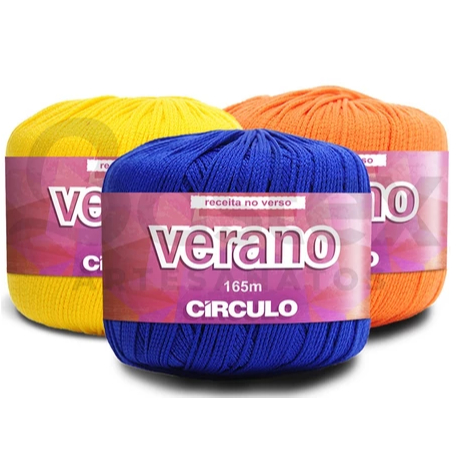 Fio Linha Verano Círculo 50g 165M | Shopee Brasil