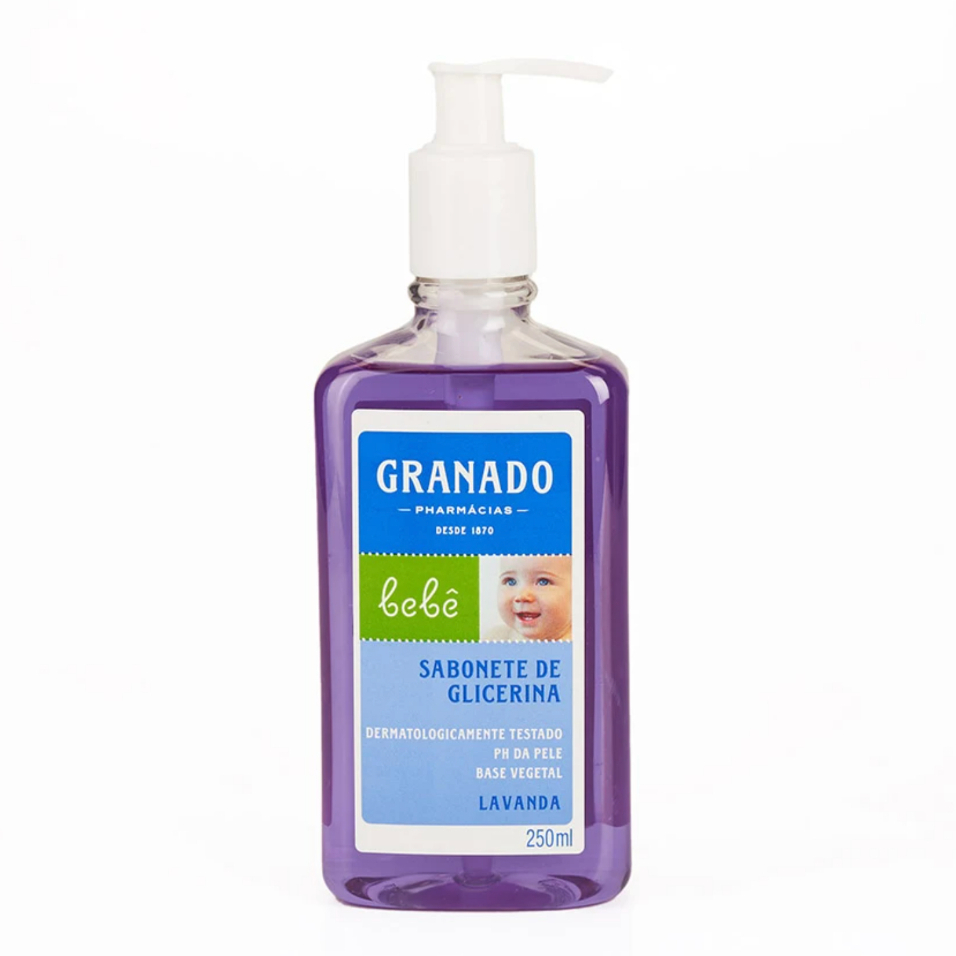 Sabonete Líquido De Glicerina Granado Bebê Lavanda 250ml Shopee Brasil