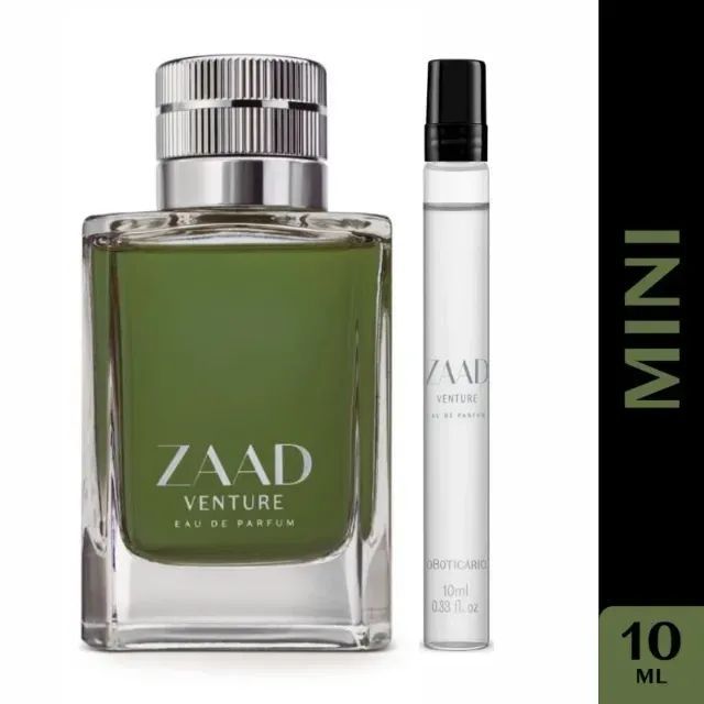 Perfume Zaad Venture miniatura 10ml Eau de Parfum Original O Boticário ...