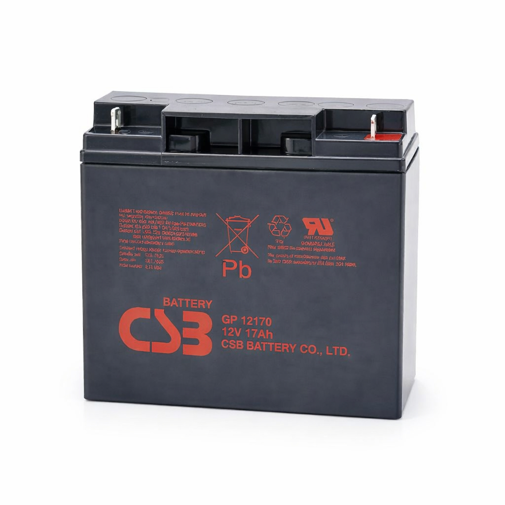 Bateria CSB GP12170 17Ah / 12V - Para Nobreaks, Alarme, Equipamentos ...