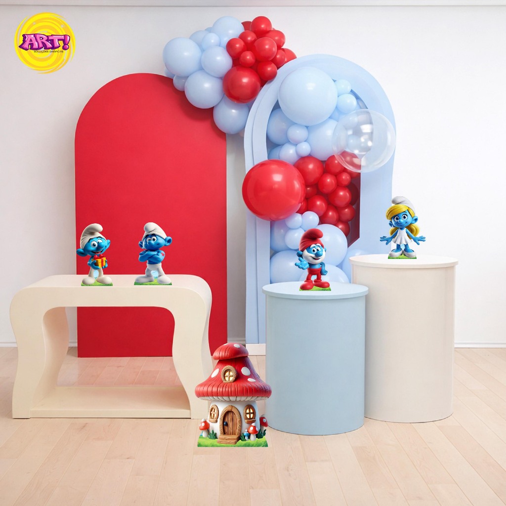 Display Smurfs (kit) | Shopee Brasil