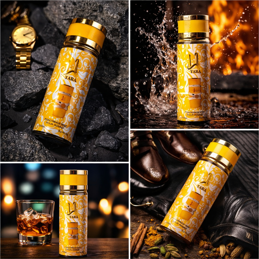 Body Splash Yara Pour Homme 90ml | Shopee Brasil