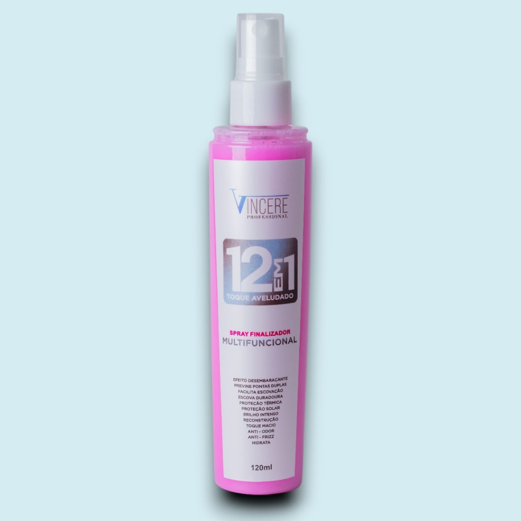 12 em 1 - Spray finalizador - 120ml | multifuncional Fluido para escova ...