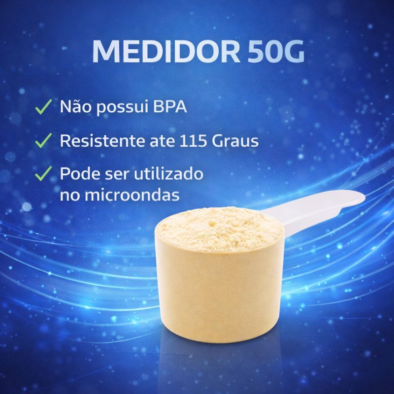 Medidor Dosador Scoop 50ml/50g Suplementos, Grãos, Cafés, Líquidos ...