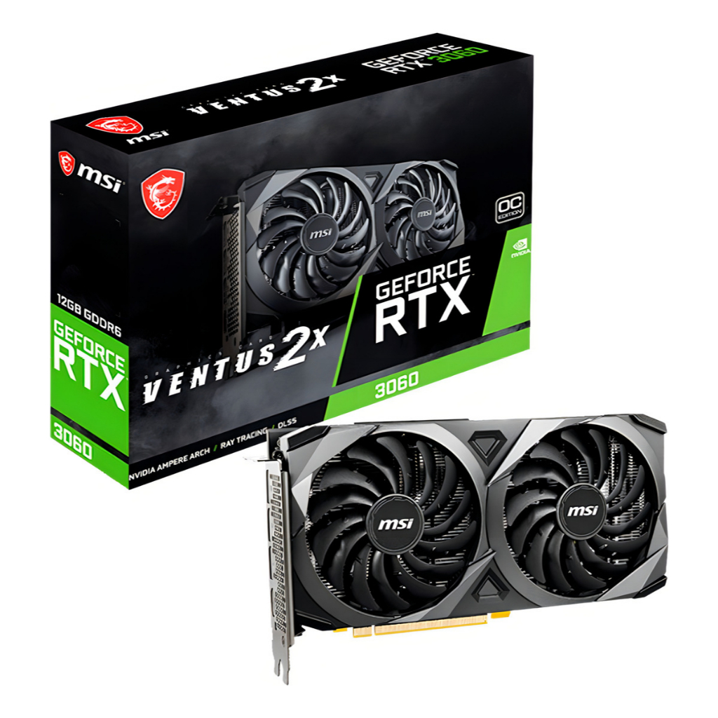 Placa De Vídeo Nvidia Msi Ventus Geforce Rtx 30 Series Rtx 3 (CAIXA ...