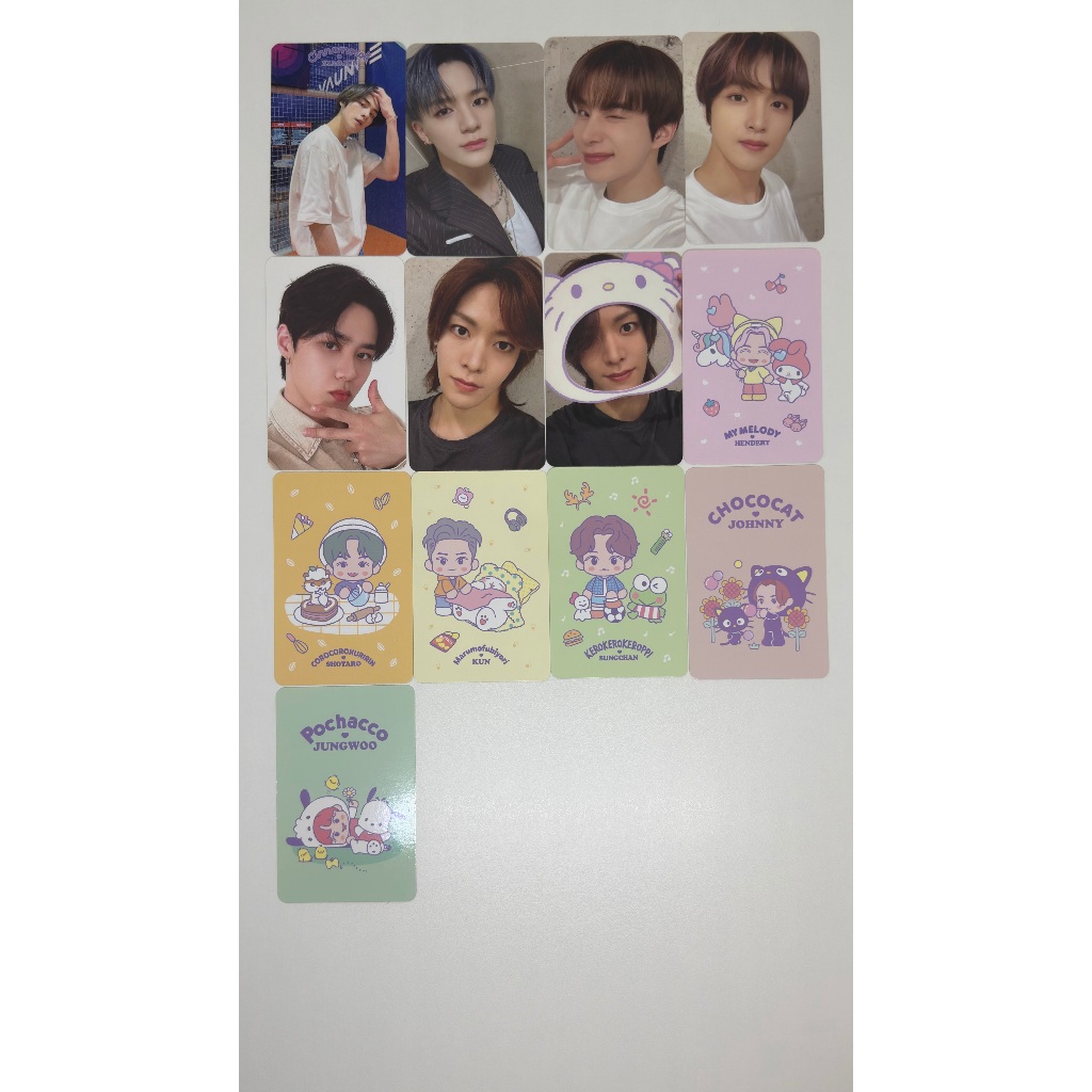nct dream nct 127 nct wish wayv sanrio photocard original official kpop ...