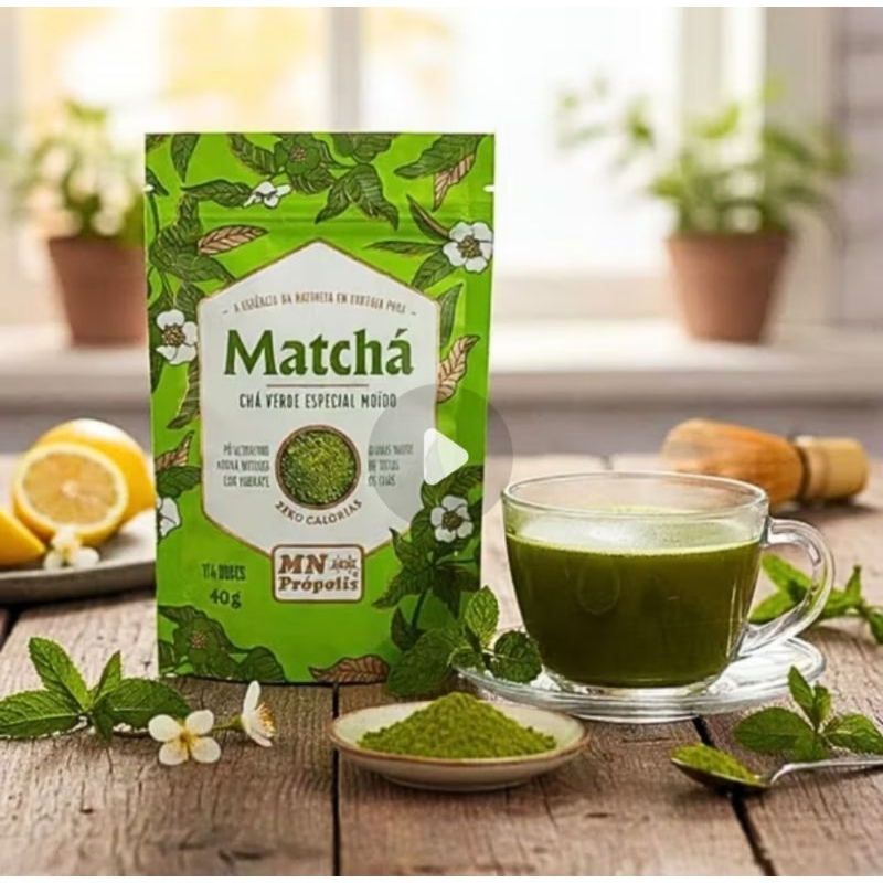 Chá Verde Solúvel Matcha 40G Mn | Shopee Brasil